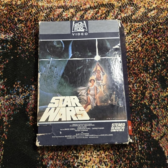 Star Wars | Media | 982 Star Wars Vhs First Release Drawer Box Fox ...